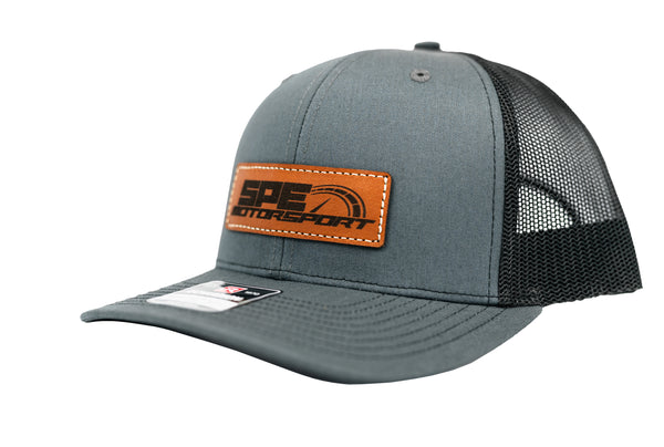 SPE Motorsport Logo Leather Patch Hat - Snyder Performance Engineering
