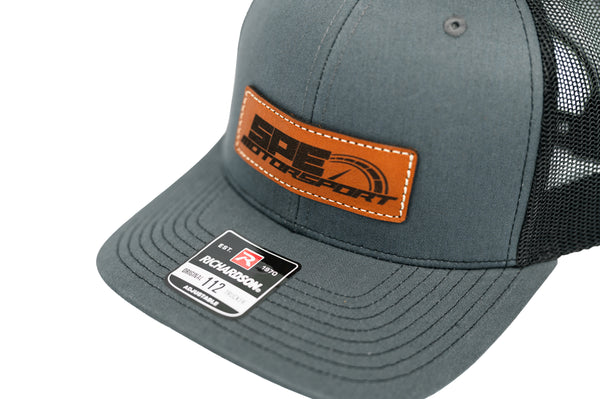 SPE Motorsport Logo Leather Patch Hat - Snyder Performance Engineering
