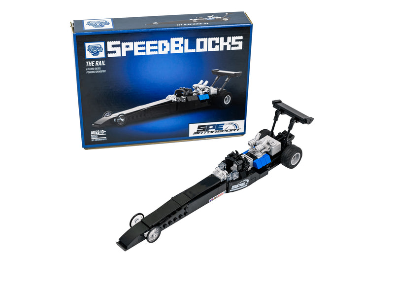 SpeedBlocks "SPE Rail— 6.7L Powerstroke Powered Dragster" Interlocking ...
