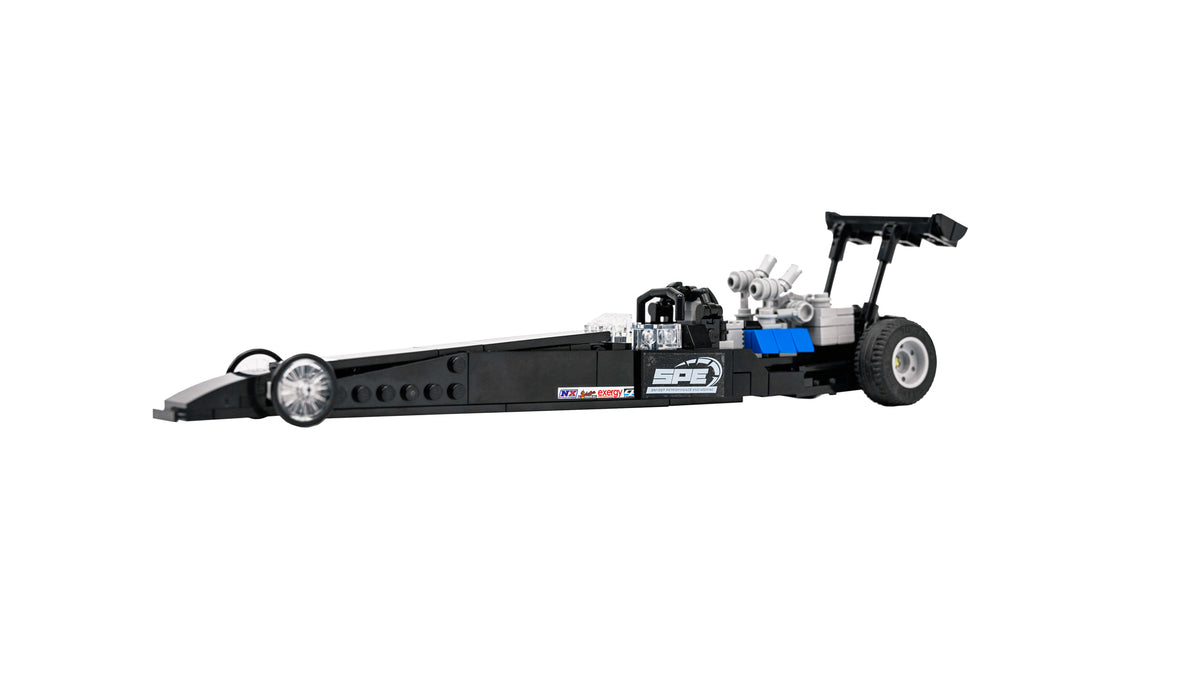SpeedBlocks "SPE Rail— 6.7L Powerstroke Powered Dragster" Interlocking ...
