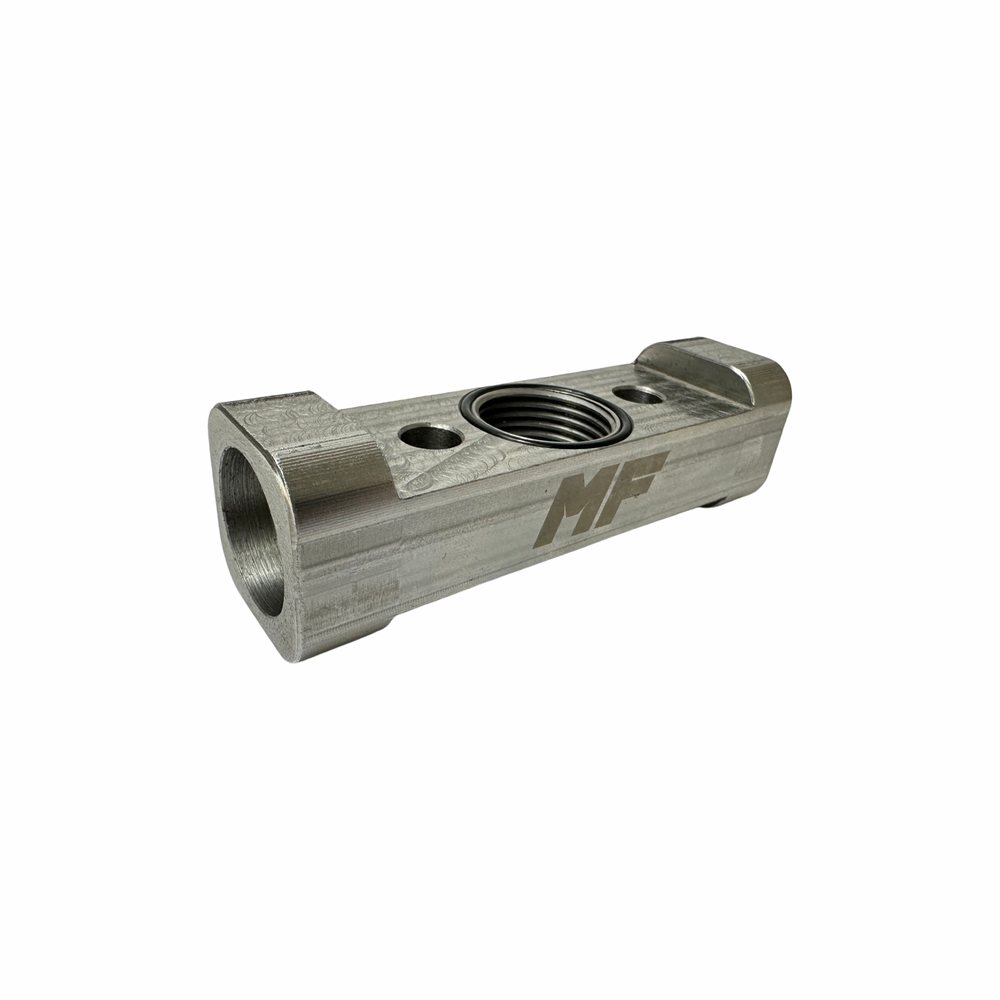 Motorsport Fab Low Mount Turbo Drain - Snyder Performance Engineering