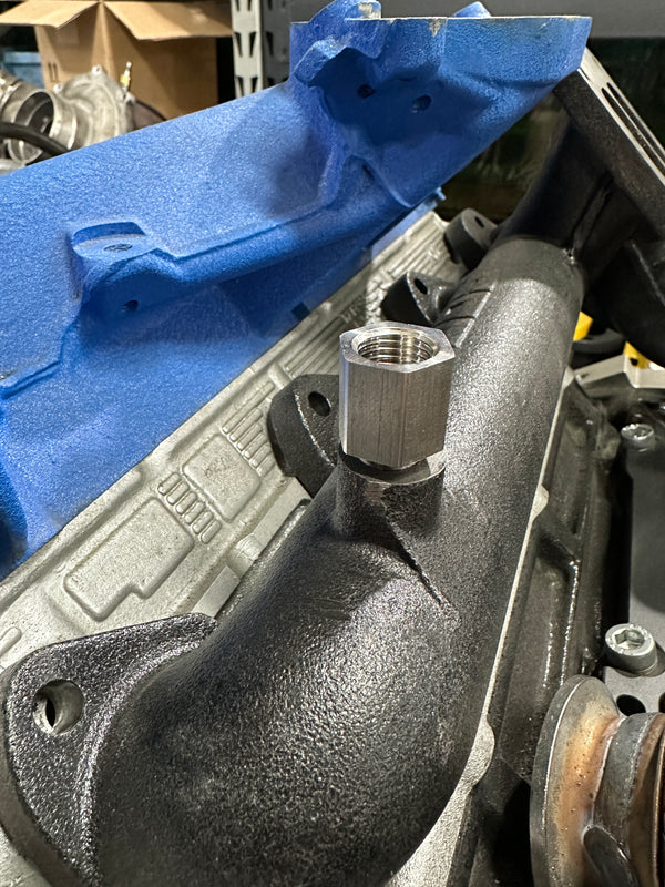 SPE Motorsport 2015+ 6.7L Powerstroke EGT Sensor Adapter - 15+ Large E ...